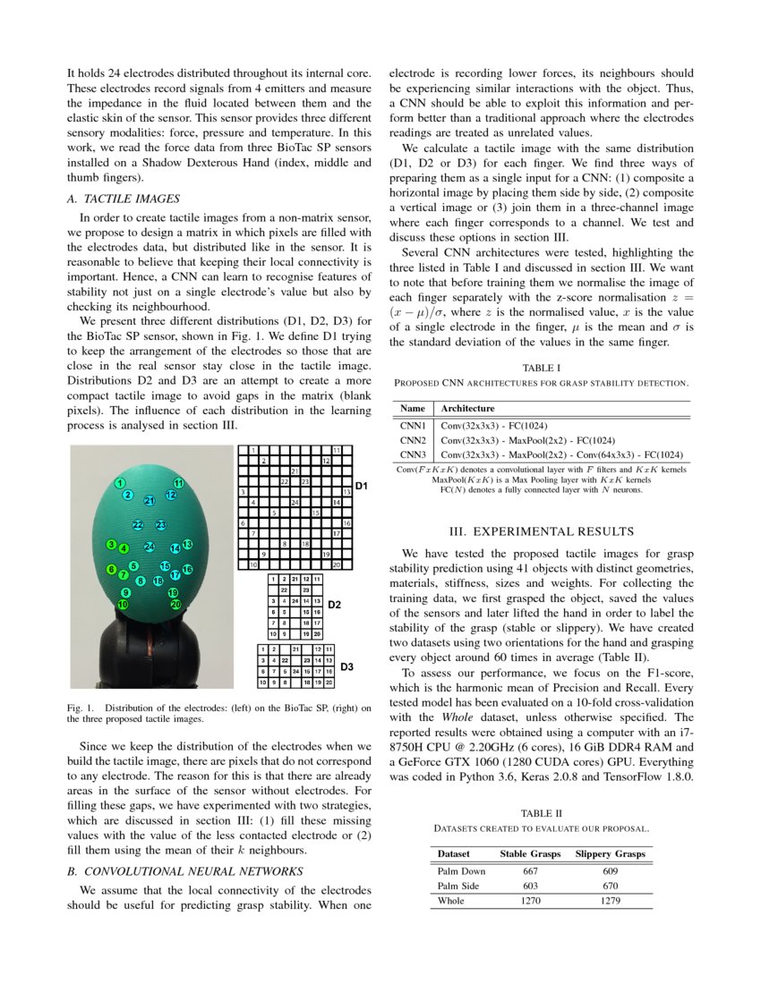 Non-Matrix Tactile Sensors: How Can Be Exploited Their Local ...