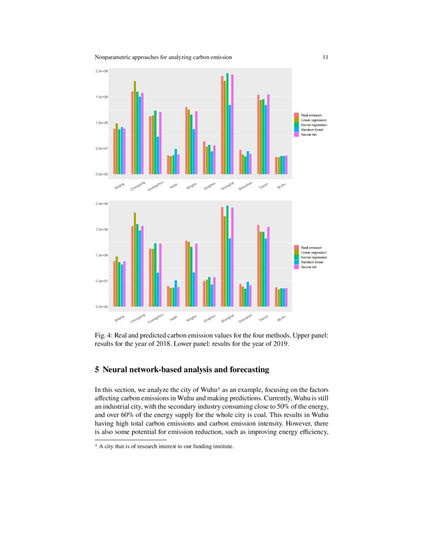 Nonparametric approaches for analyzing carbon emission: from ...