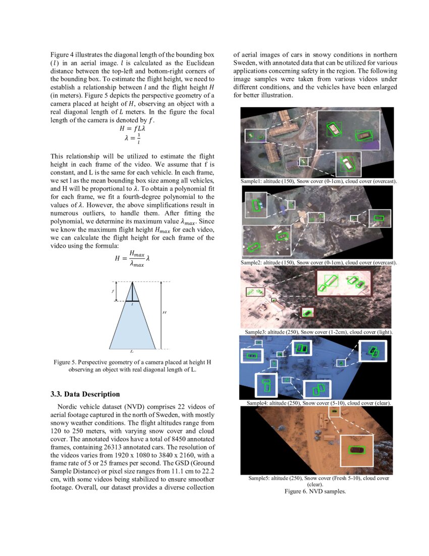 Nordic Vehicle Dataset Nvd Performance Of Vehicle Detectors Using