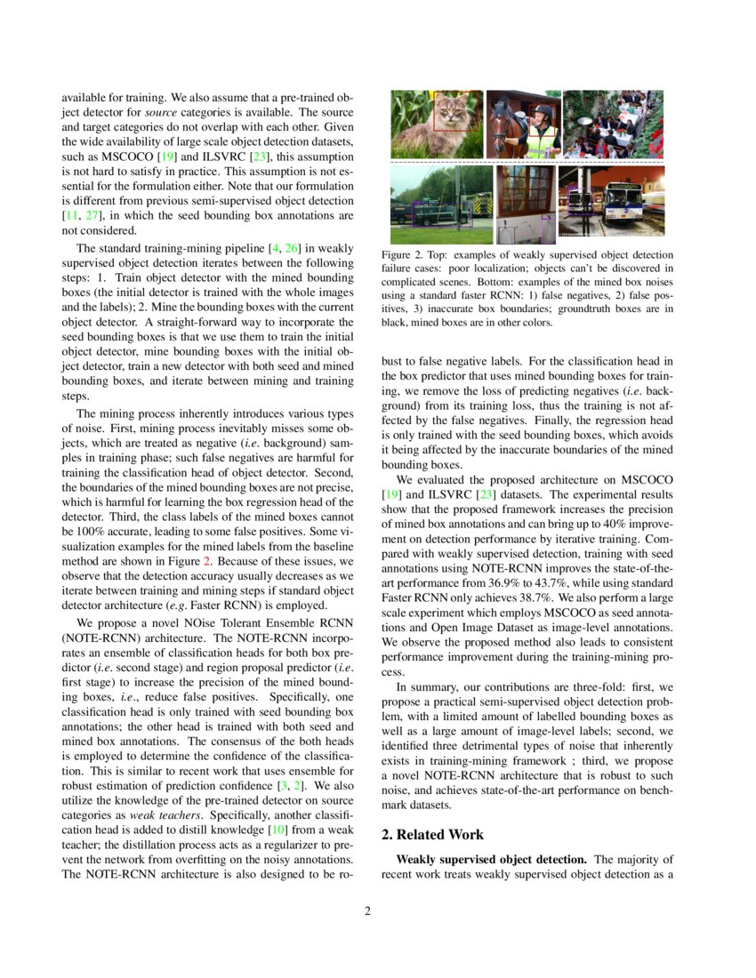 NOTE-RCNN: NOise Tolerant Ensemble RCNN for Semi-Supervised Object ...