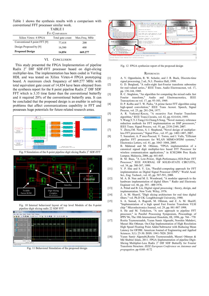 Novel Architecture of Pipeline Radix 2 power of 2 SDF FFT Based on Digit-Slicing Technique | DeepAI