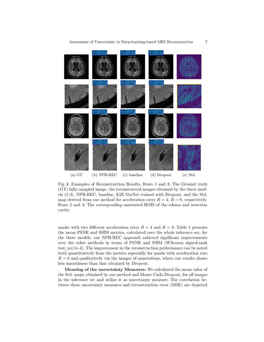 NPB-REC: Non-parametric Assessment of Uncertainty in Deep-learning ... NPB-REC: Non-parametric Assessment of Uncertainty in Deep-learning ...