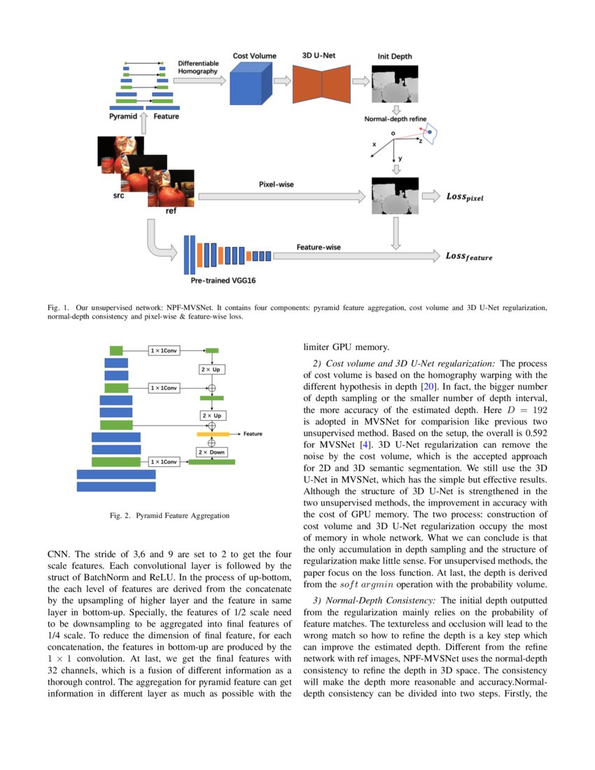 NPF-MVSNet: Normal and Pyramid Feature Aided Unsupervised MVS Network | DeepAI