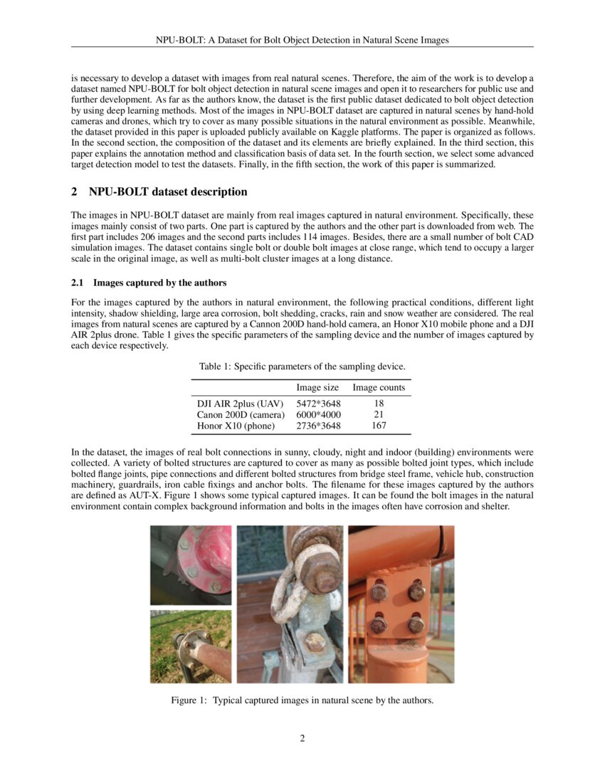 NPU-BOLT: A Dataset for Bolt Object Detection in Natural Scene Images ...
