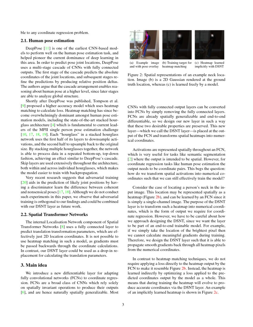 Numerical Coordinate Regression With Convolutional Neural Networks Deepai