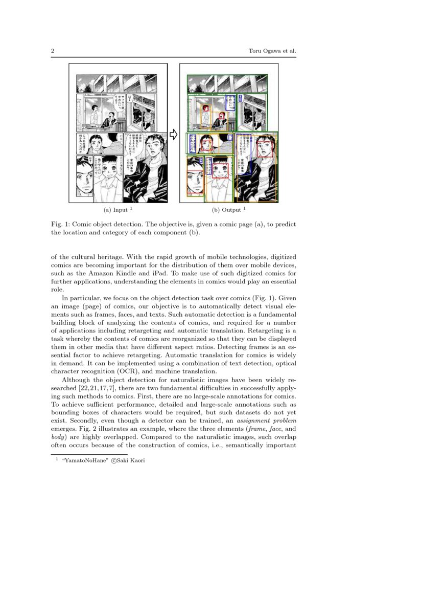 Object Detection for Comics using Manga109 Annotations | DeepAI