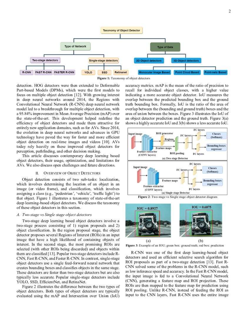 Object Detection In Autonomous Vehicles Status And Open Challenges