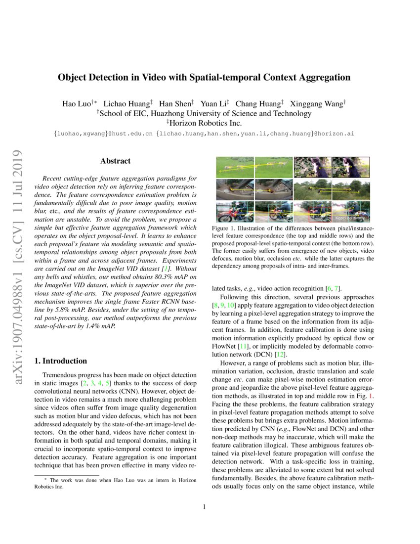 Object Detection In Video With Spatial Temporal Context Aggregation 7102