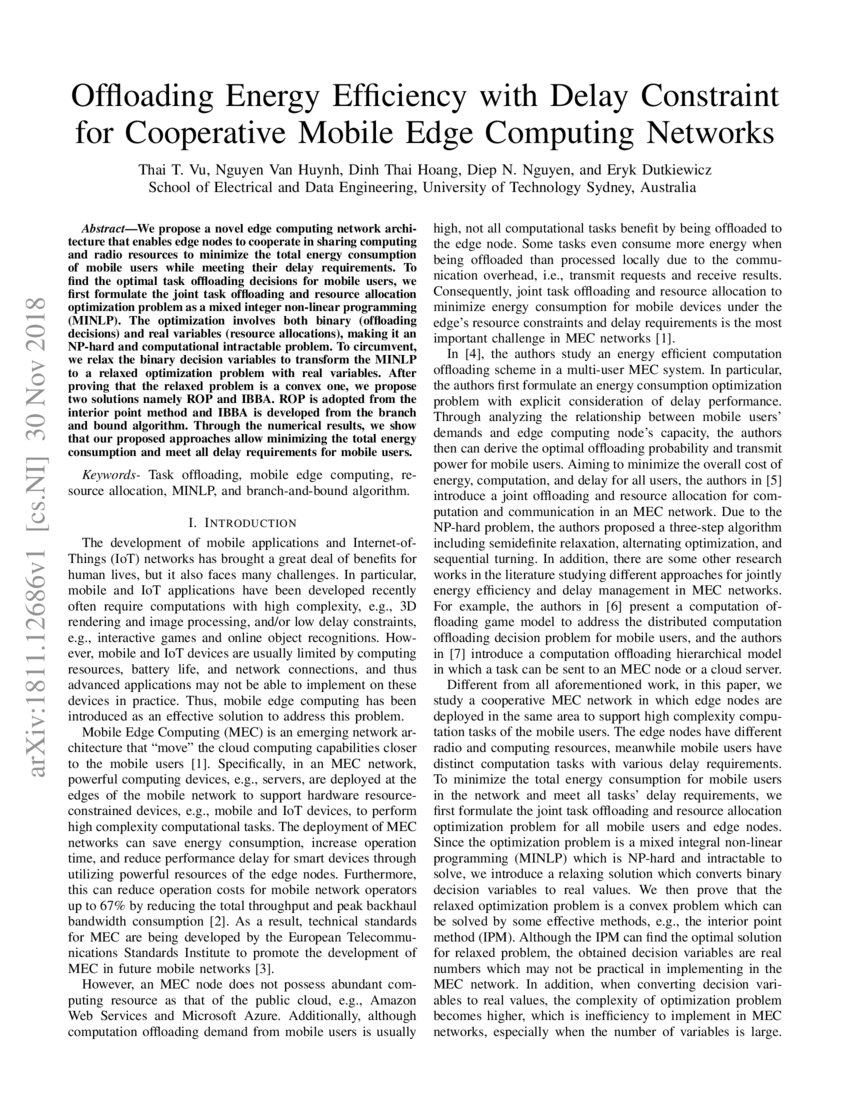 Offloading Energy Efficiency With Delay Constraint For Cooperative