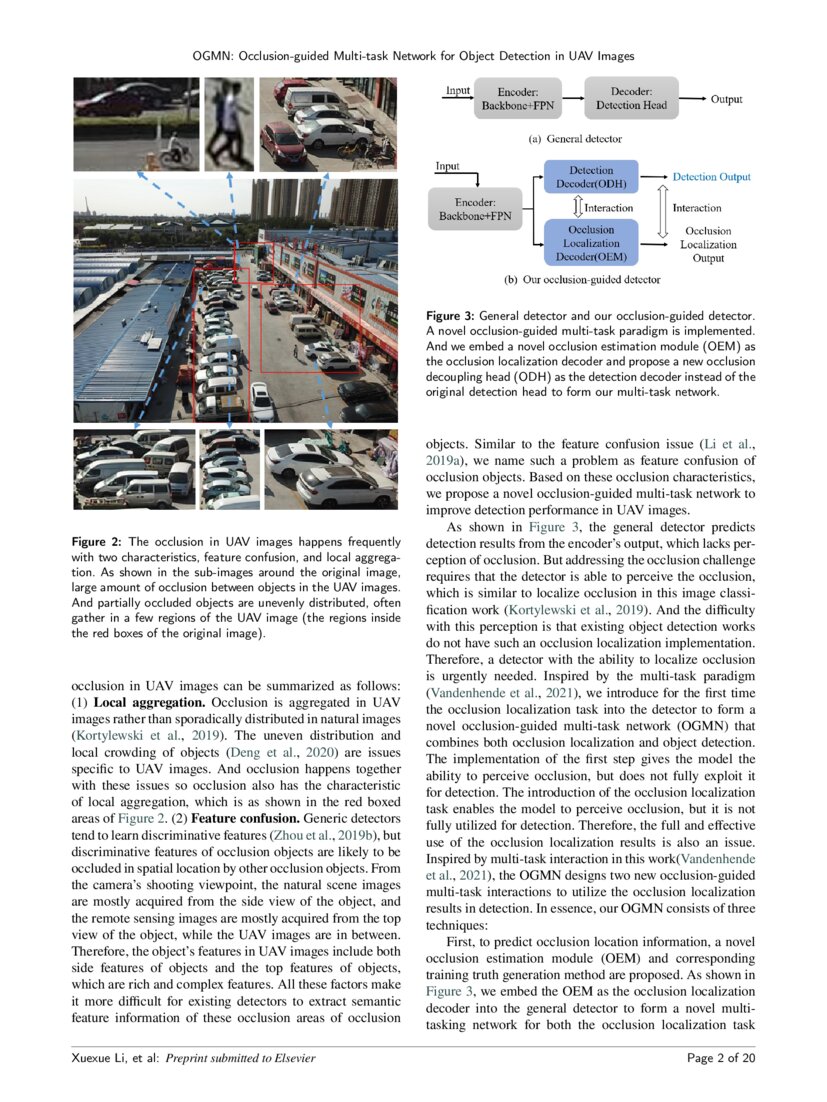 Ogmn Occlusion Guided Multi Task Network For Object Detection In Uav