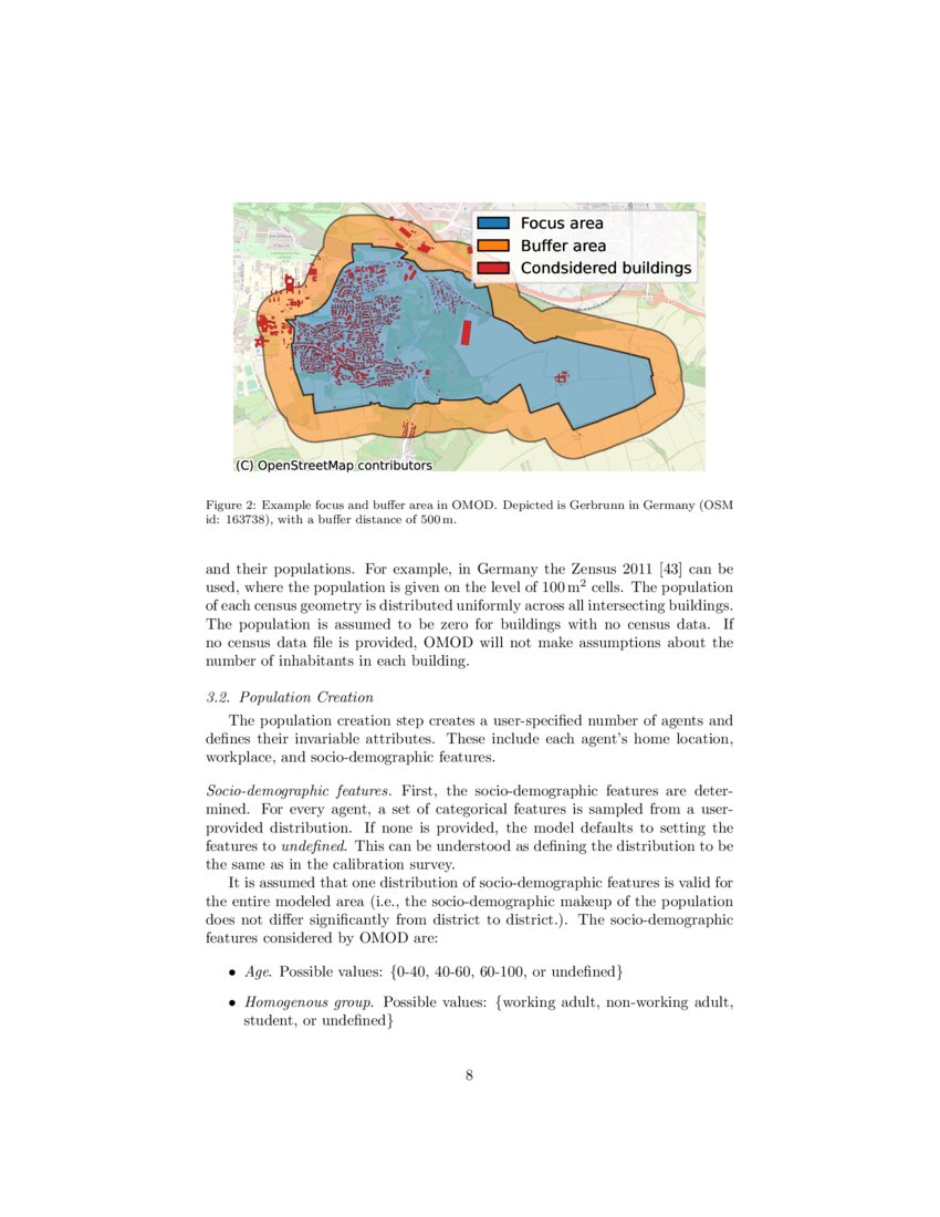 Omod An Open Source Tool For Creating Disaggregated Mobility Demand