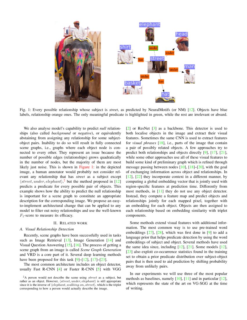 On Class Imbalance And Background Filtering In Visual Relationship Detection Deepai