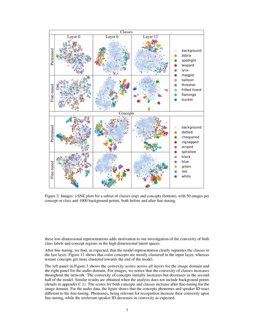 On Convex Conceptual Regions In Deep Network Representations Deepai