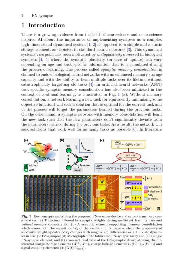 On-device Synaptic Memory Consolidation using Fowler-Nordheim Quantum-tunneling | DeepAI