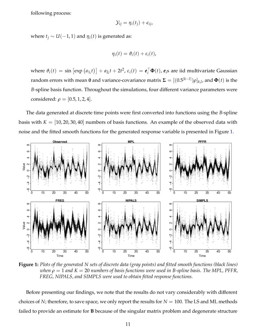 On Function On Function Regression Partial Least Squares Approach Deepai