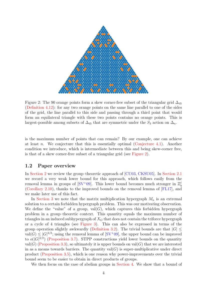 On generalized corners and matrix multiplication | DeepAI