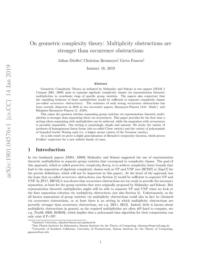 On geometric complexity theory: Multiplicity obstructions are stronger ...
