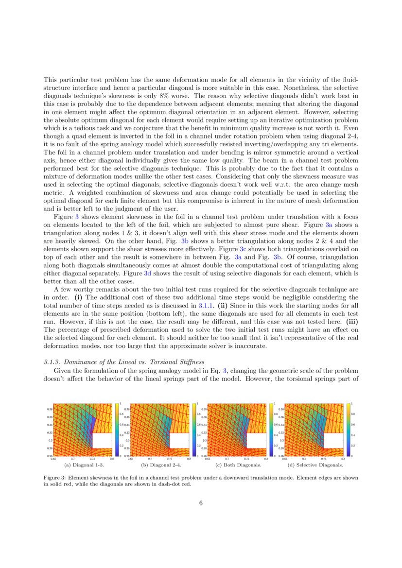 On Mesh Deformation Techniques For Topology Optimization Of Fluid Structure Interaction Problems