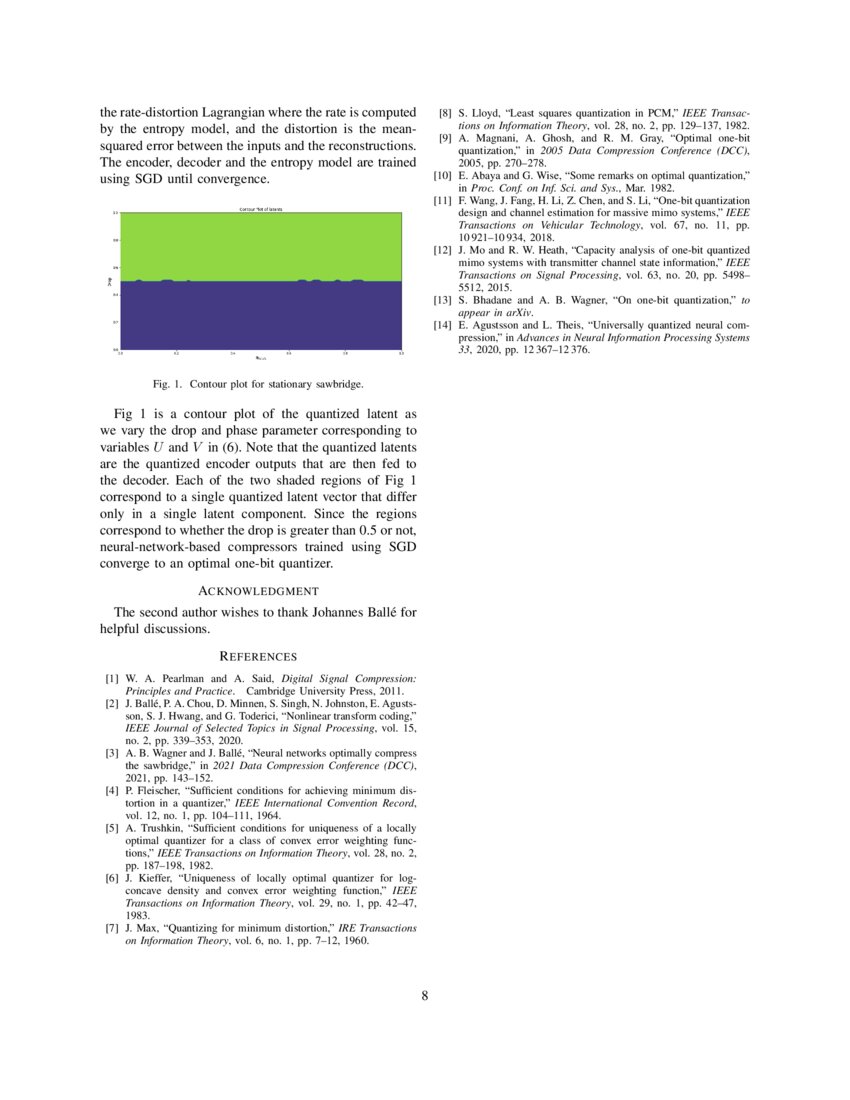 On One-Bit Quantization | DeepAI