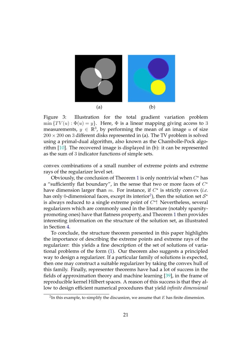 On Representer Theorems and Convex Regularization | DeepAI