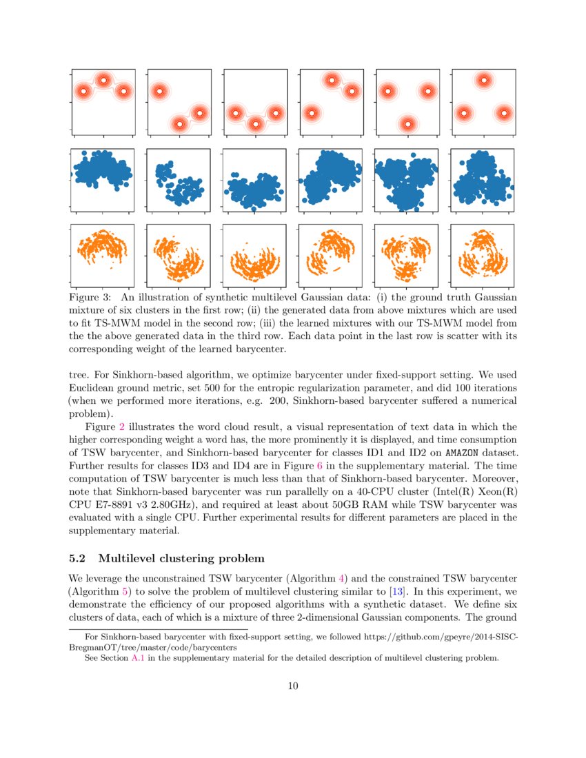 On Scalable Variant of Wasserstein Barycenter | DeepAI