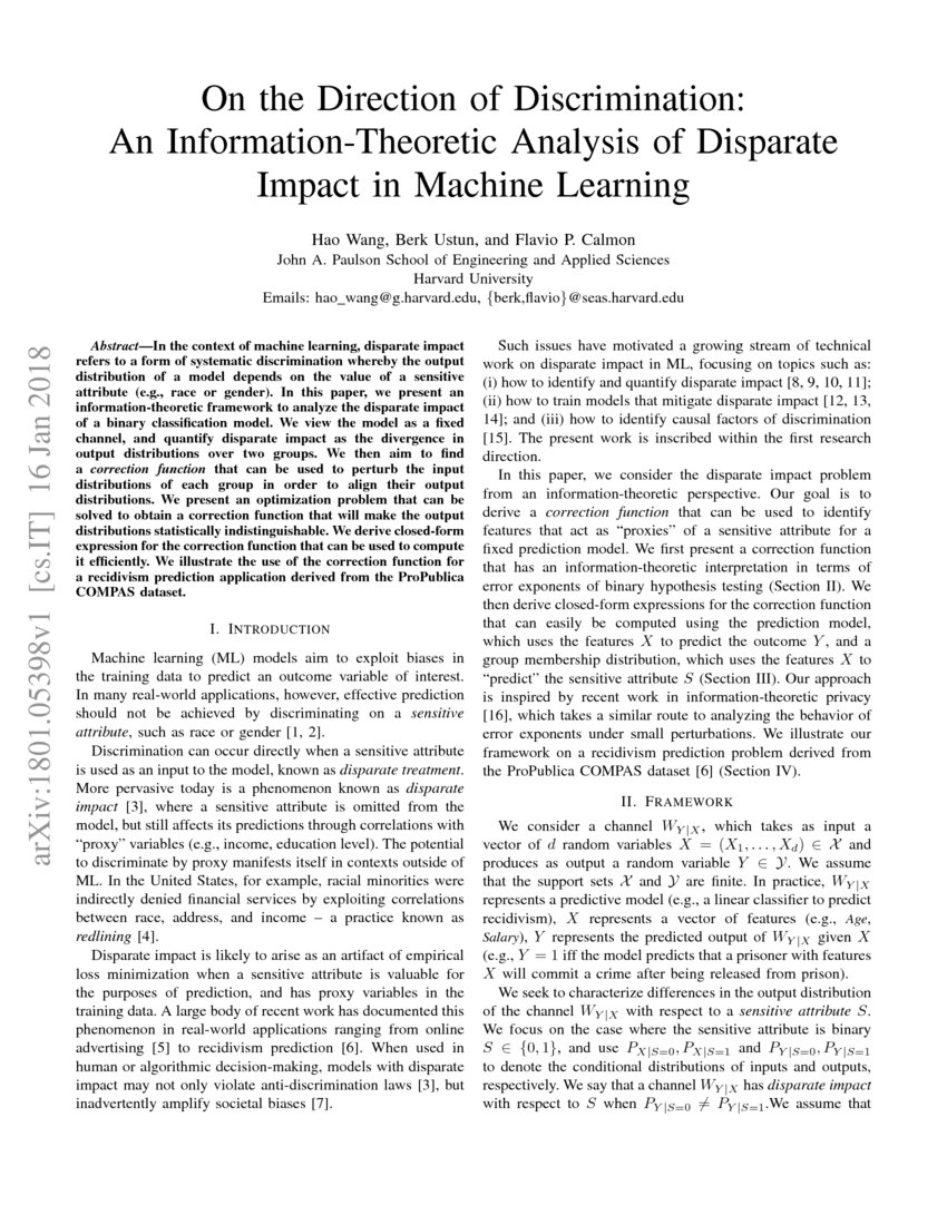 On the Direction of Discrimination: An Information-Theoretic Analysis ...