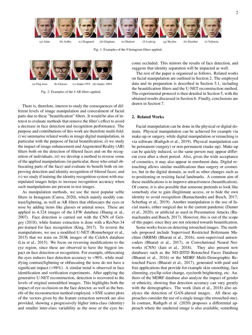 On the Effect of Selfie Beautification Filters on Face Detection and ...