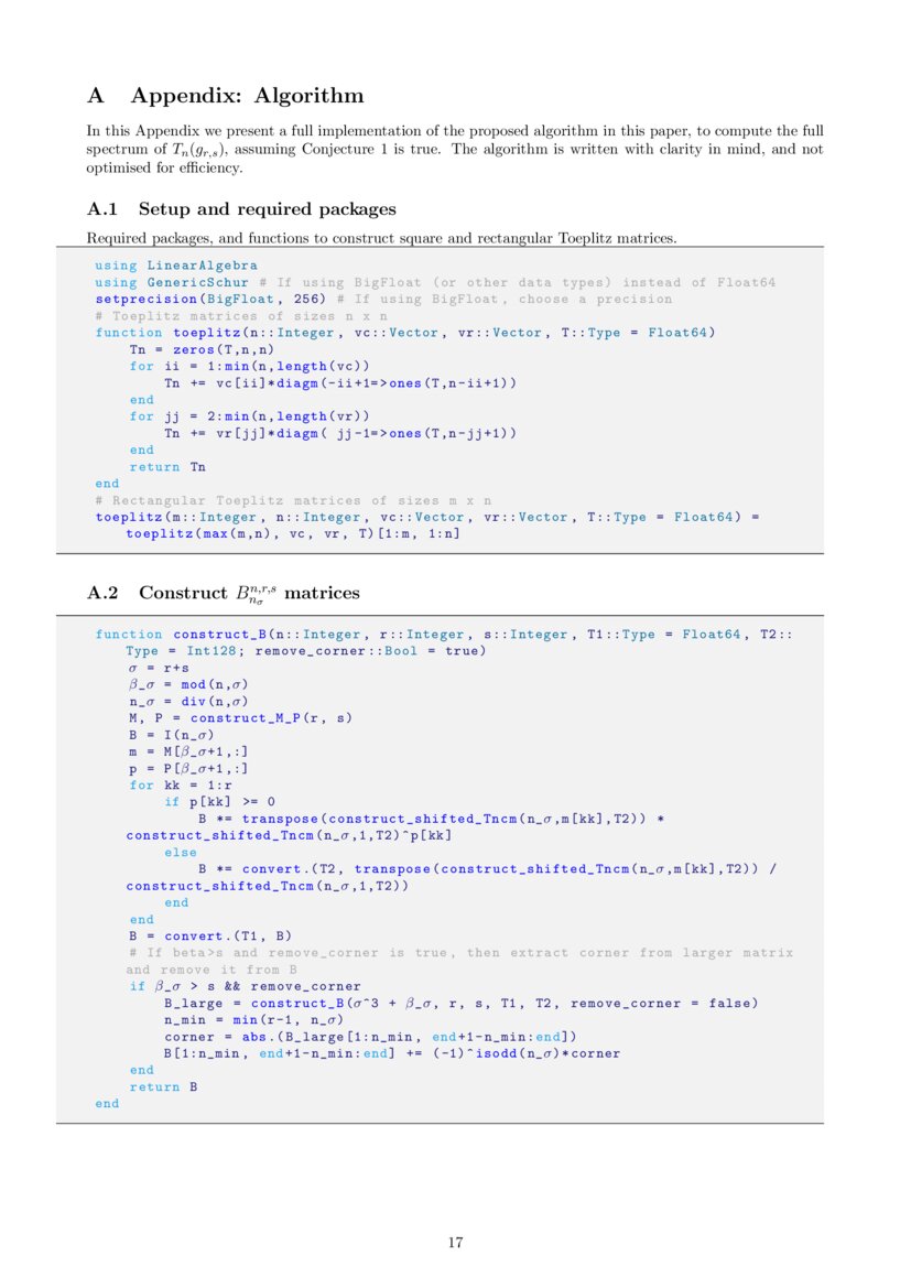 On The Eigenvalues Of Toeplitz Matrices With Two Off Diagonals Deepai