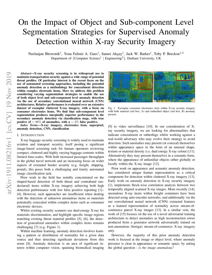 On The Impact Of Object And Sub Component Level Segmentation Strategies For Supervised Anomaly