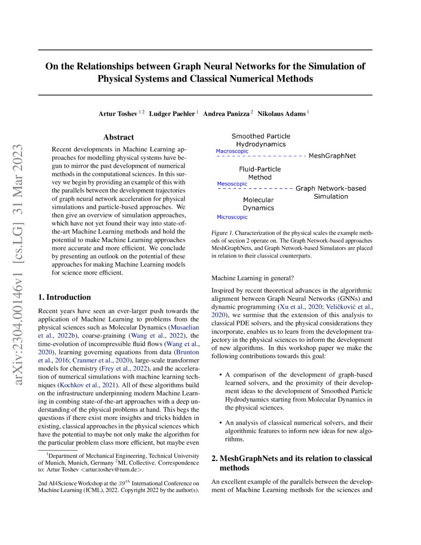 On The Relationships Between Graph Neural Networks For The Simulation Of Physical Systems And 