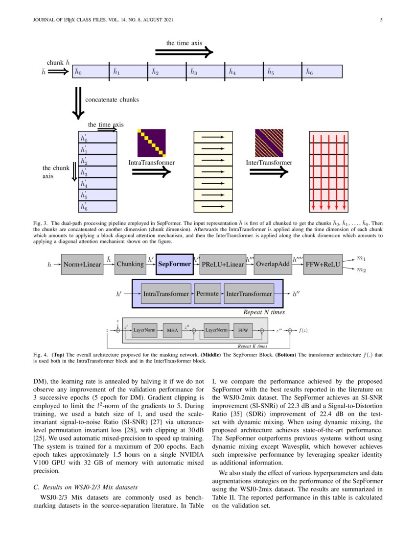On Using Transformers for Speech-Separation | DeepAI