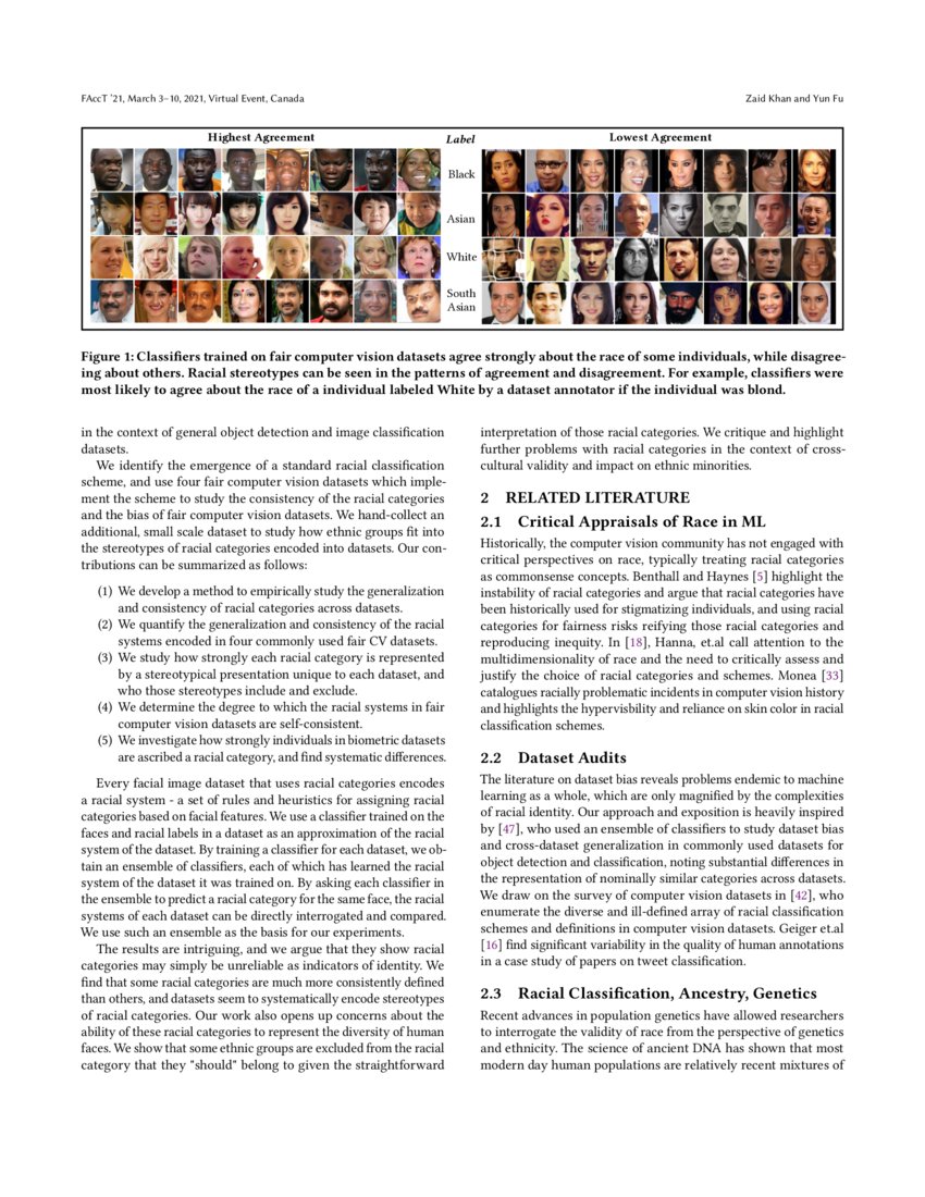 One Label, One Billion Faces: Usage and Consistency of Racial ...