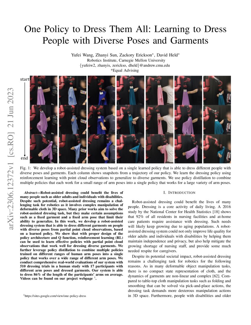 One Policy to Dress Them All: Learning to Dress People with Diverse ...