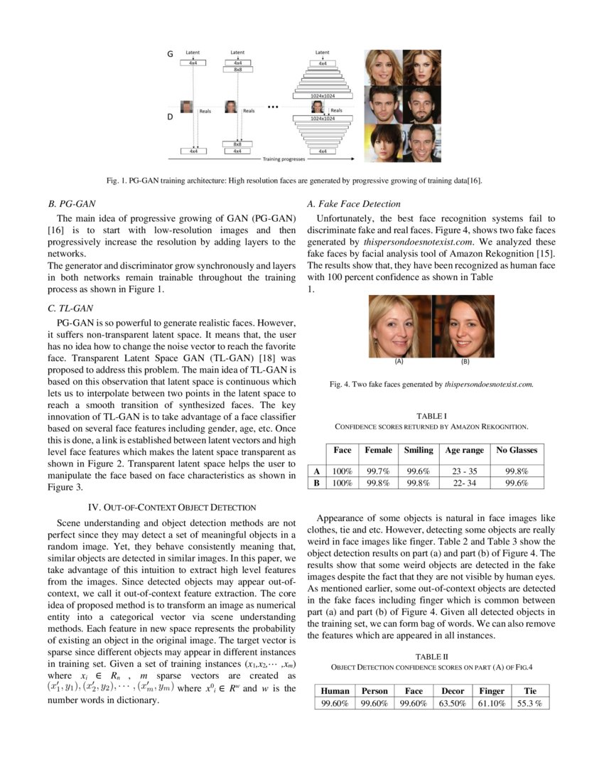 One-Shot GAN Generated Fake Face Detection | DeepAI