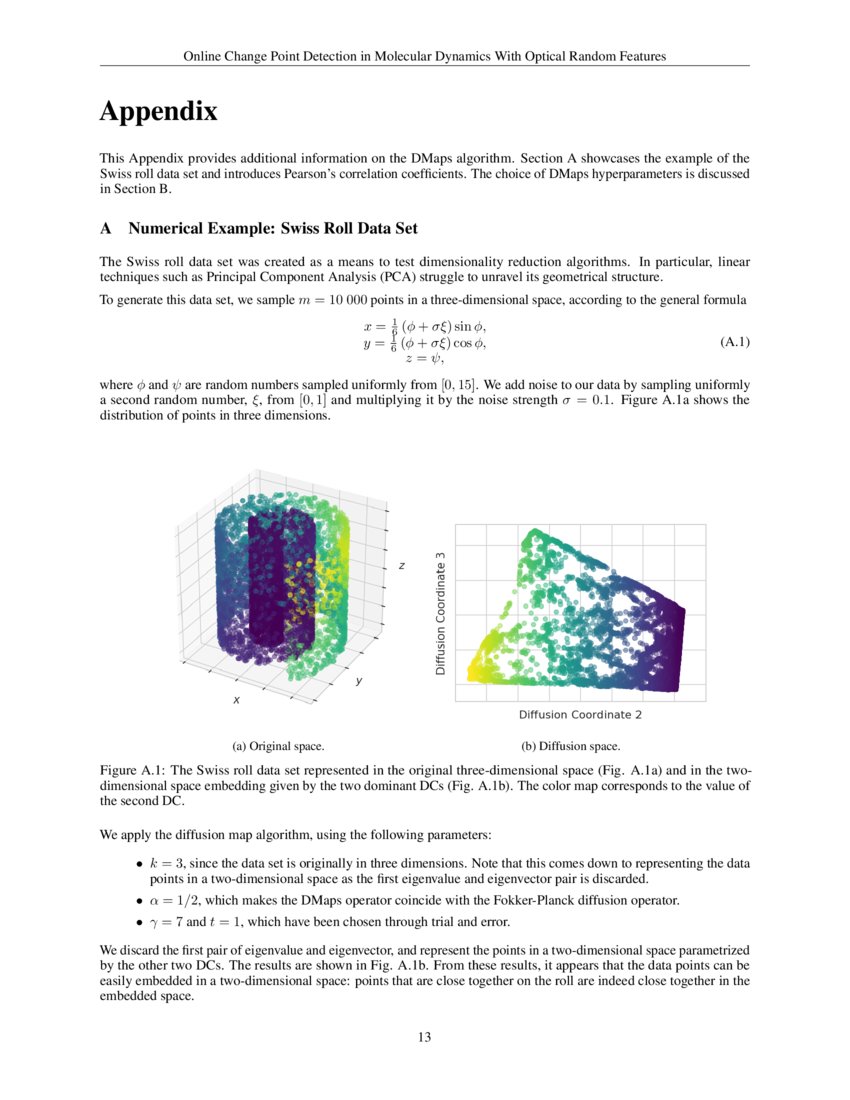 Online Change Point Detection in Molecular Dynamics With Optical Random ...
