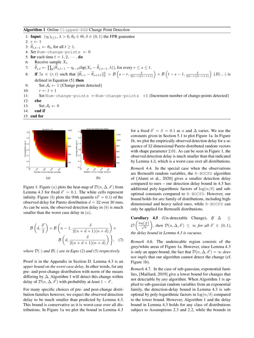 Online Heavy-tailed Change-point detection | DeepAI Online Heavy-tailed Change-point detection | DeepAI