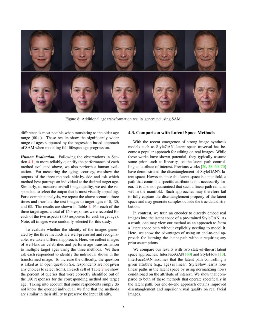 Only a Matter of Style: Age Transformation Using a Style-Based Regression Model | DeepAI