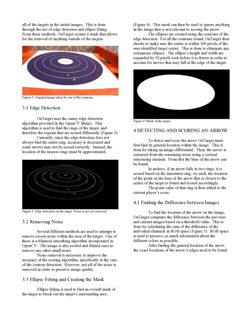 OnTarget: An Electronic Archery Scoring | DeepAI