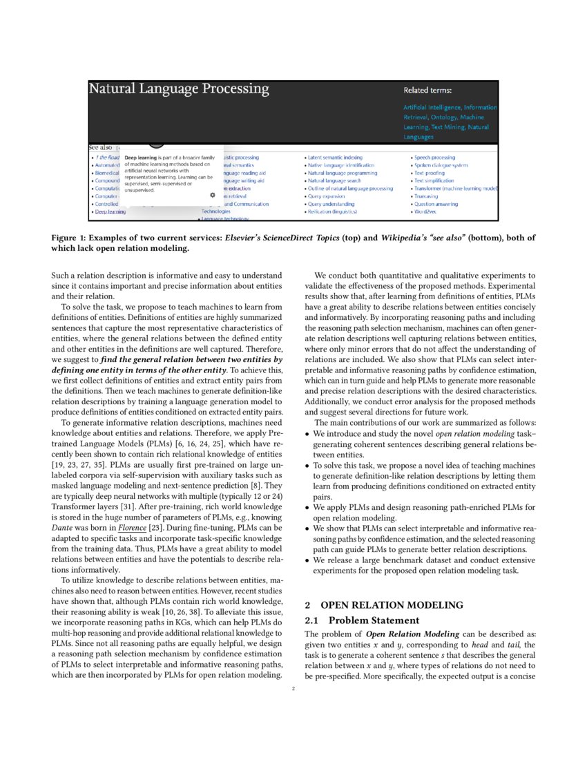 Open Relation Modeling Learning To Define Relations Between Entities Deepai