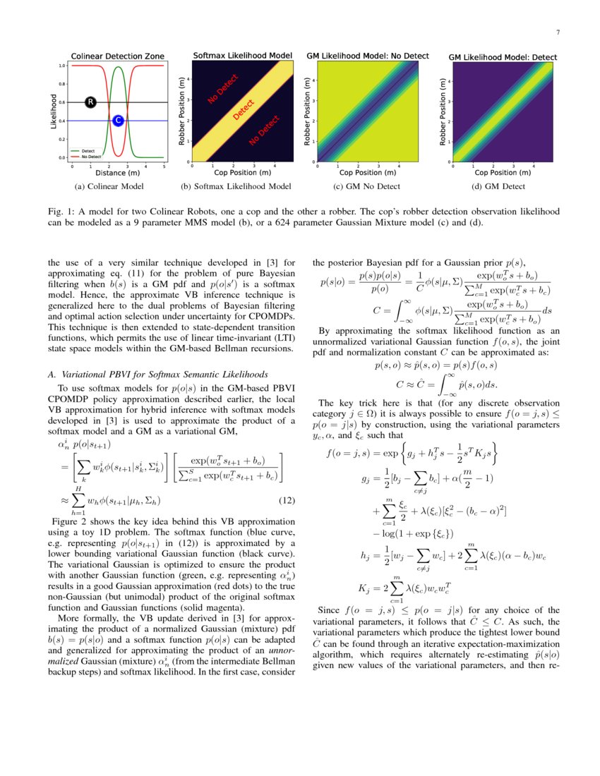 Optimal Continuous State Pomdp Planning With Semantic Observations A Variational Approach Deepai