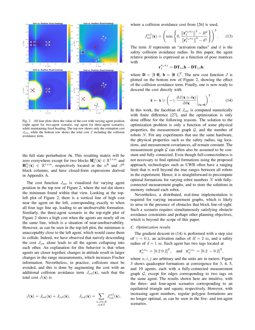 Optimal Multi Robot Formations For Relative Pose Estimation Using Range Measurements Deepai