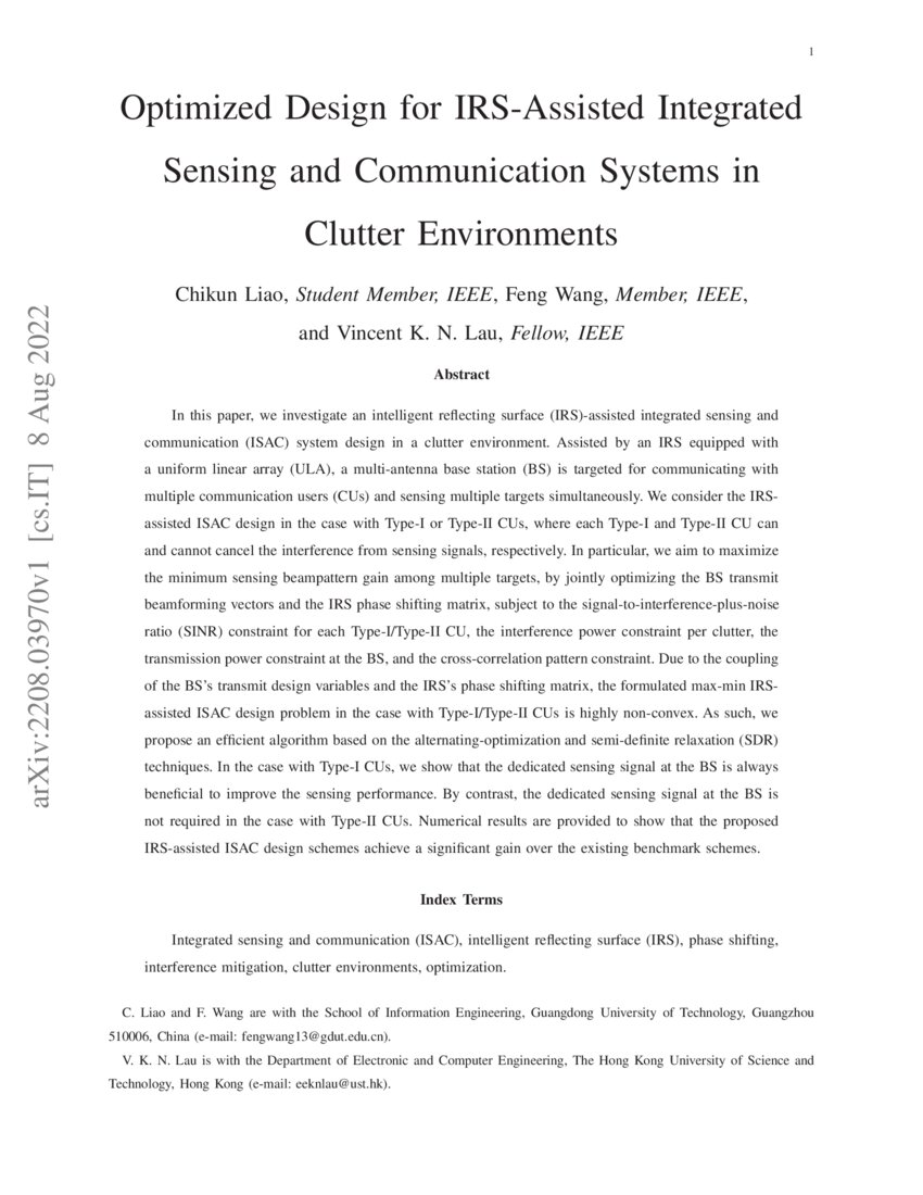 Optimized Design For Irs Assisted Integrated Sensing And Communication Systems In Clutter