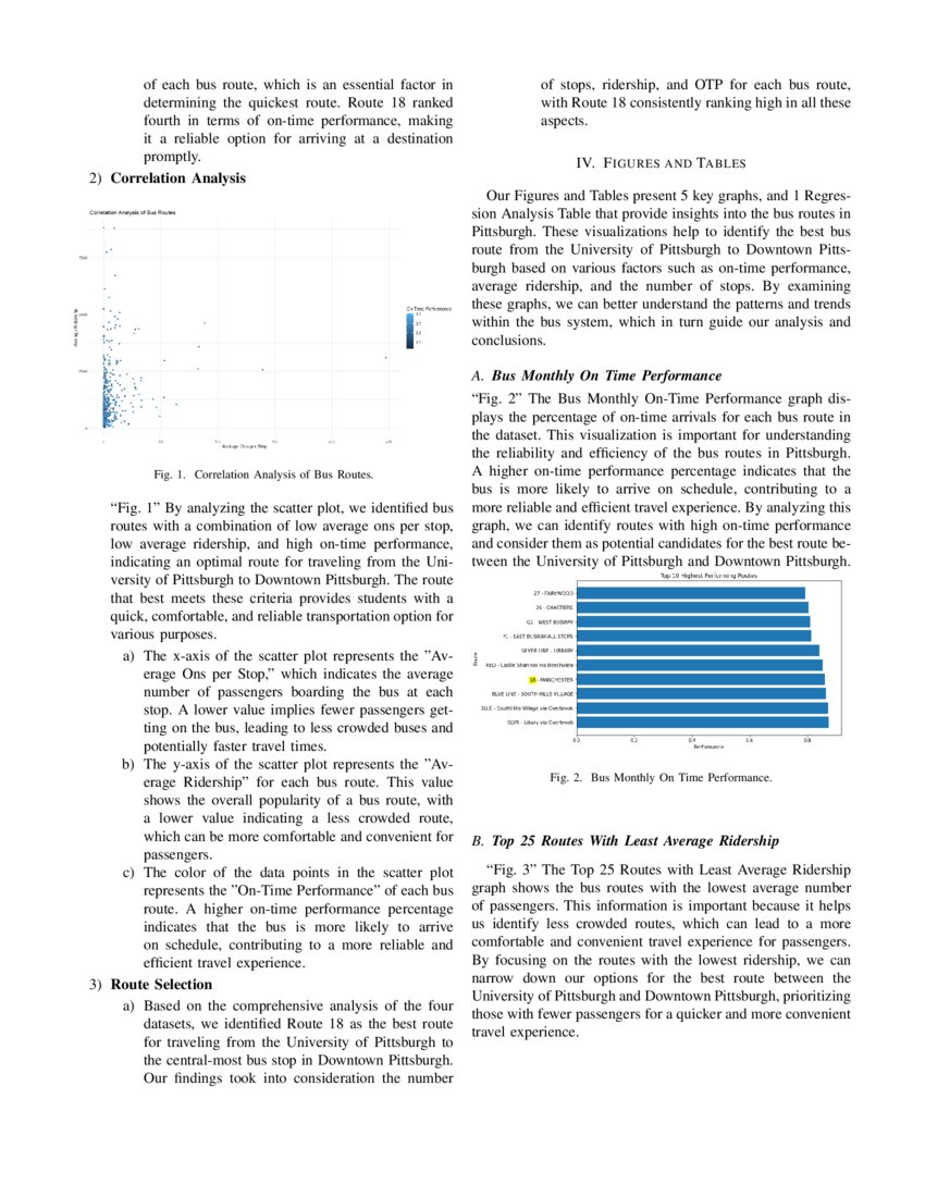 Optimizing Bus Route Selection for University of Pittsburgh Students: A Comparative Analysis of ...