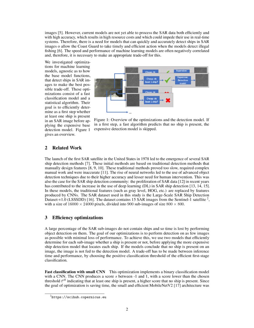 Optimizing Ship Detection Efficiency In Sar Images Deepai