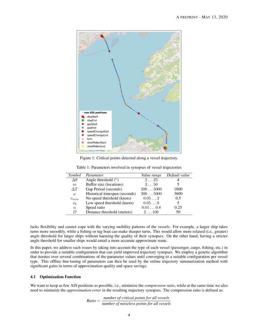 Optimizing Vessel Trajectory Compression | DeepAI
