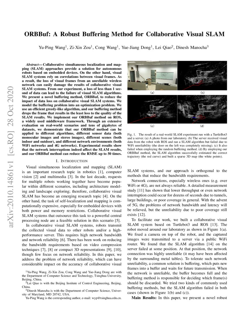 ORBBuf: A Robust Buffering Method for Collaborative Visual SLAM | DeepAI ORBBuf: A Robust Buffering Method for Collaborative Visual SLAM | DeepAI