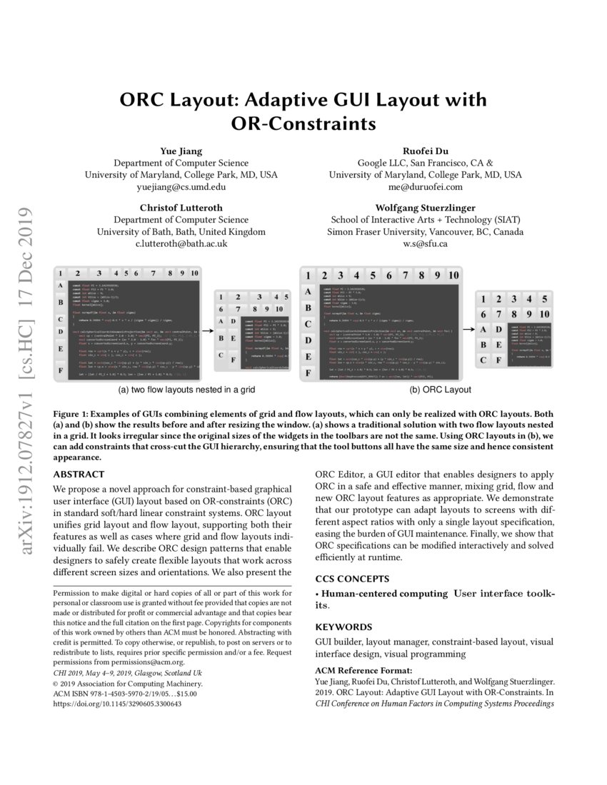 ORC Layout: Adaptive GUI Layout with OR-Constraints | DeepAI
