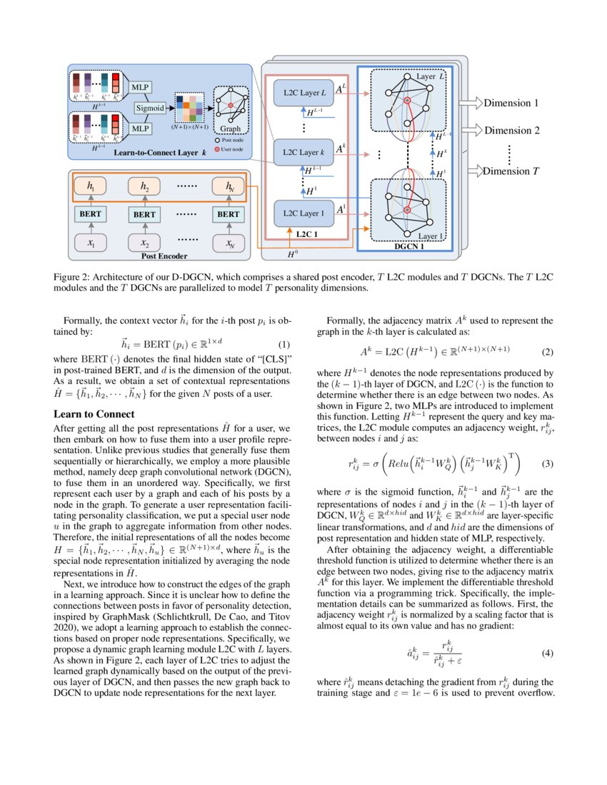 Orders Are Unwanted: Dynamic Deep Graph Convolutional Network for Personality Detection | DeepAI