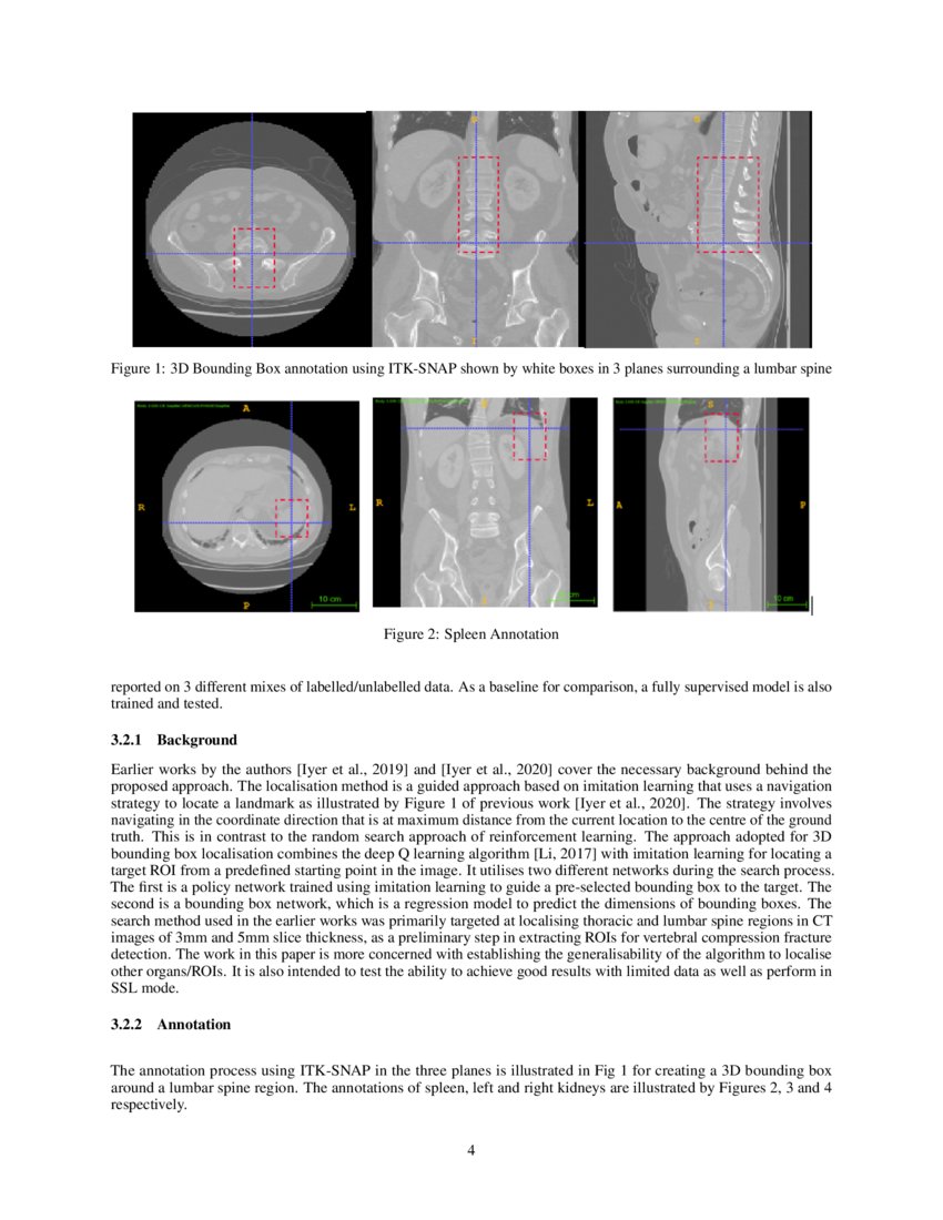 Organ localisation using supervised and semi supervised approaches ...
