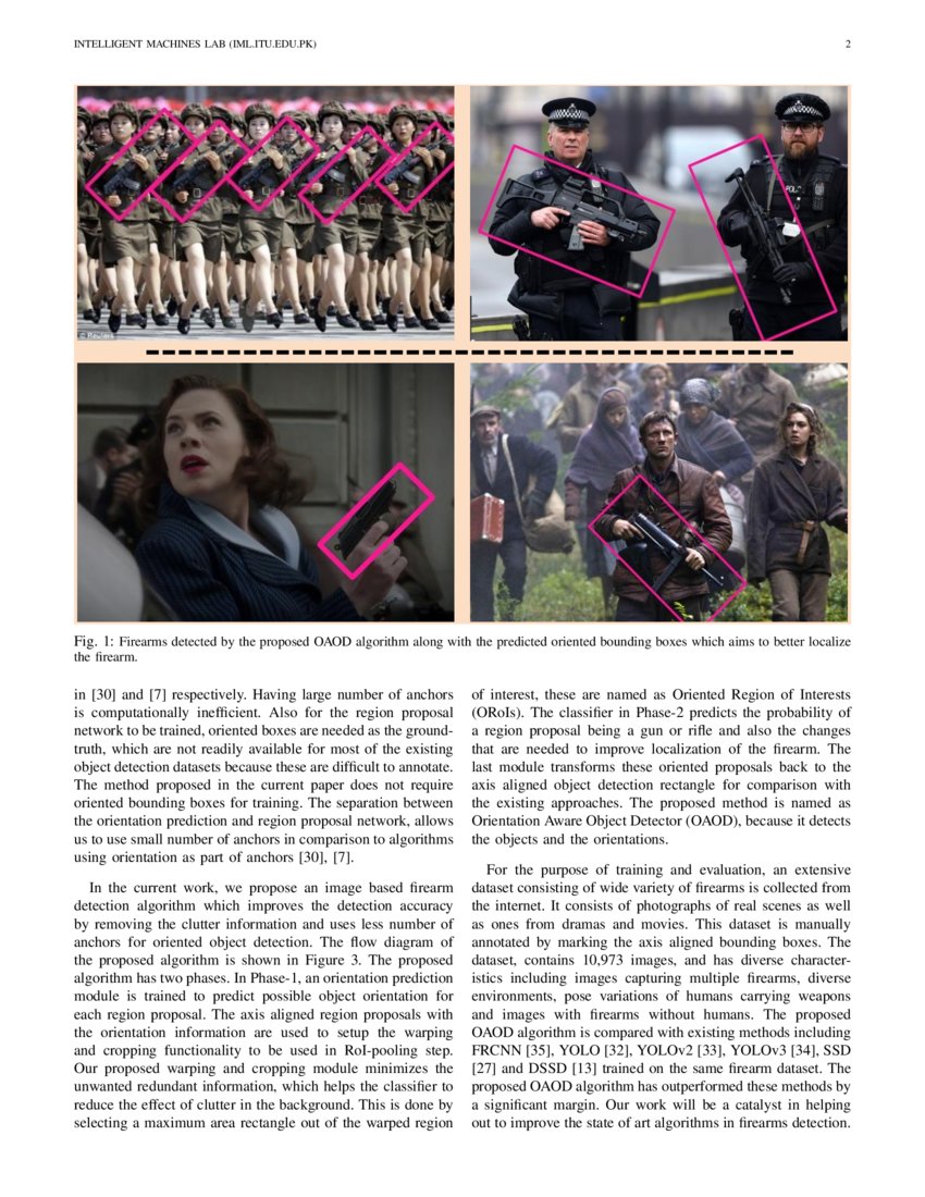 Orientation Aware Object Detection With Application To Firearms Deepai